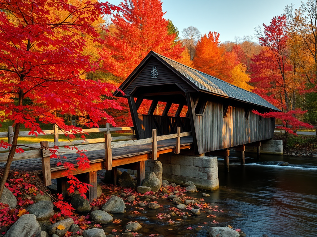 Explore Vermont’s Most Beautiful Fall Covered Bridges – Green Mountain ...